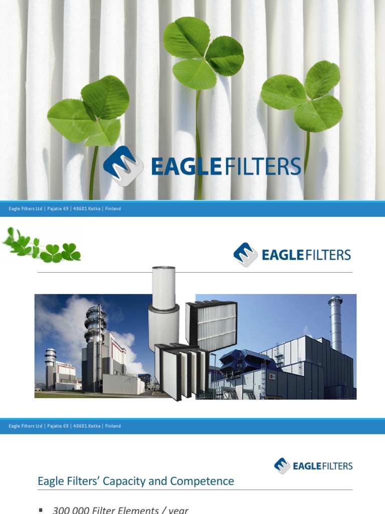 Eagle Filters - Company Presentation | PDF | Evaporation | Filtration