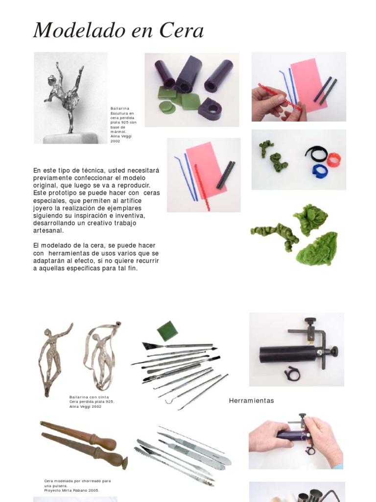 Modelado en Cera para Joyería | PDF | Cera | Pulsera