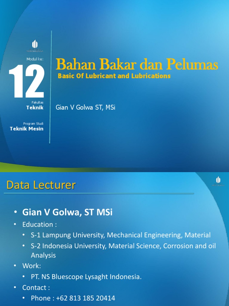 Basic of Lubricant and Lubrication-2 | PDF | Motor Oil | Lubricant
