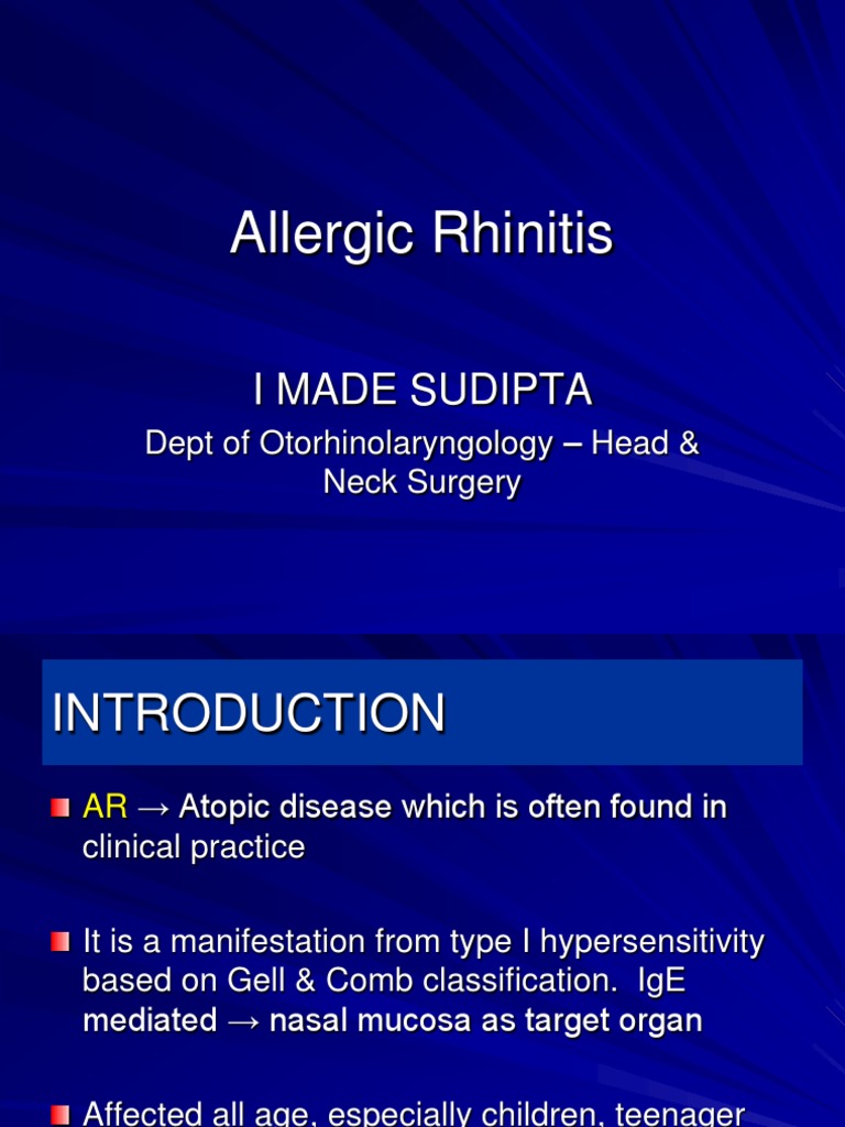 8 Rinitis Alergi Eng Version | PDF | Allergen | Allergy