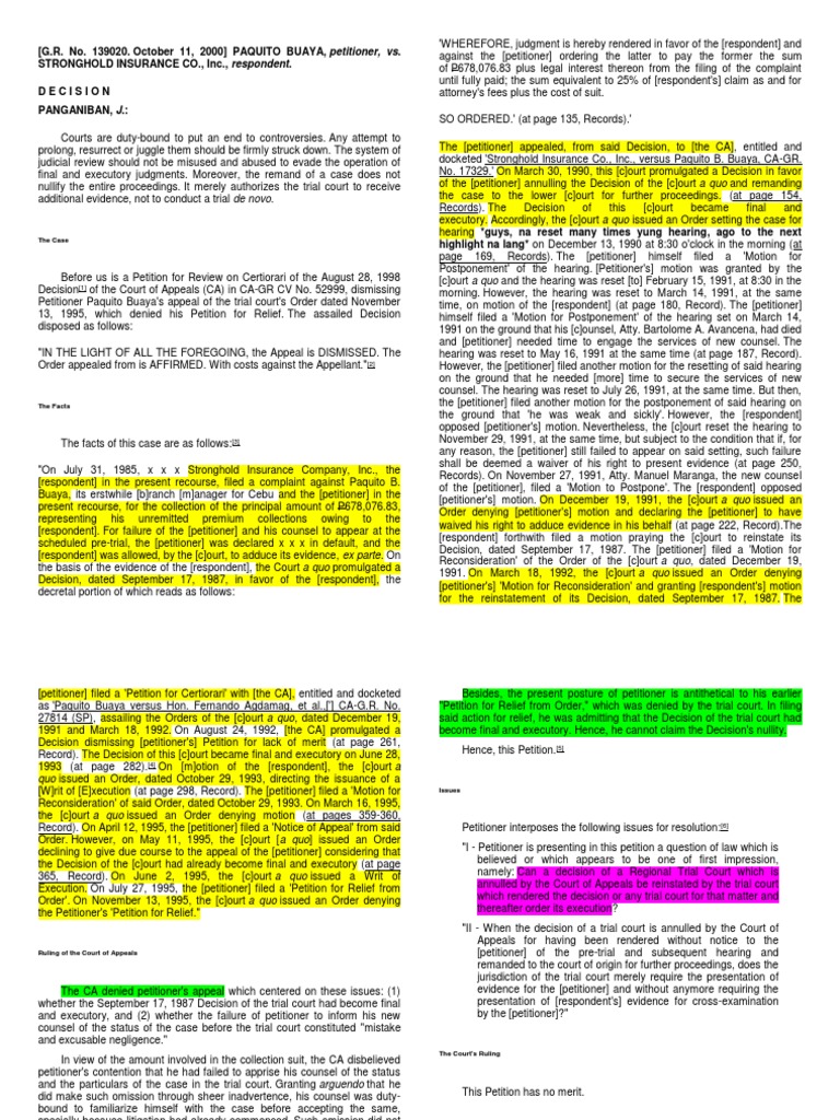 Rule 39 Cases Highlighted (Alee) | Download Free PDF | Lawsuit | Certiorari