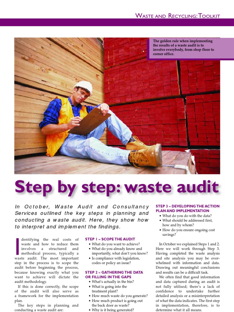 How To Conduct A Waste Audit | PDF | Audit | Recycling