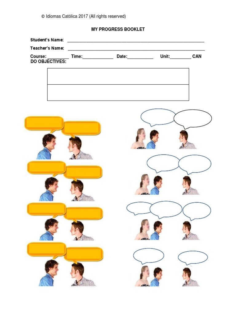 My Progress Booklet | PDF