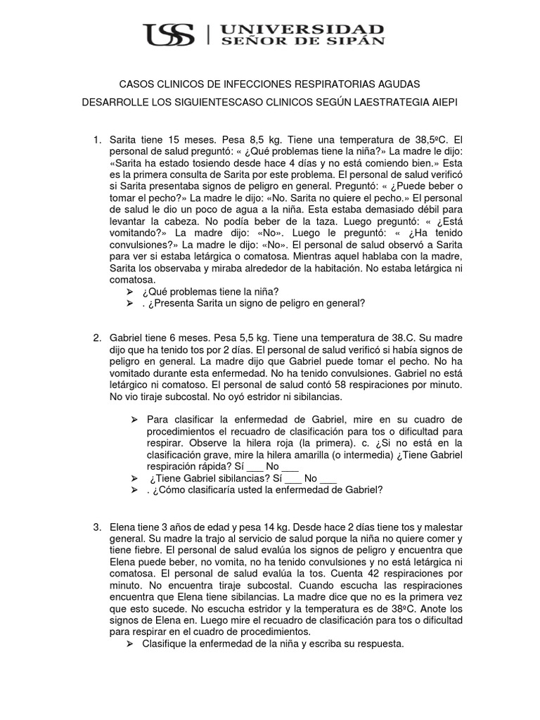 Casos Iras | PDF | Neumonía | Tos