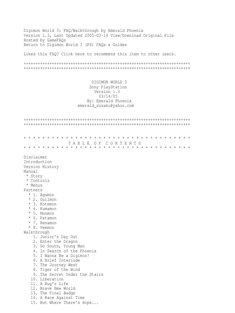 DW3 | PDF | Strategy Guide | Works