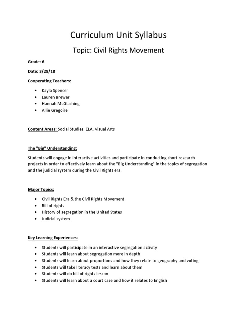 Teaching Process Syllabus | PDF