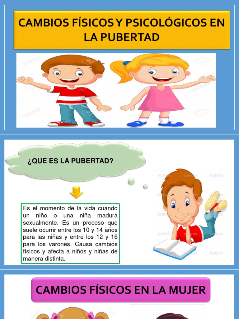 Cambios en la Pubertad: Físicos y Psicológicos | PDF | Pubertad | Salud ...