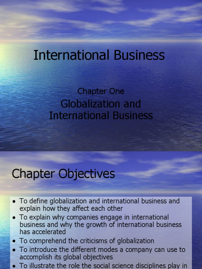 Globalization and International Business | Download Free PDF ...