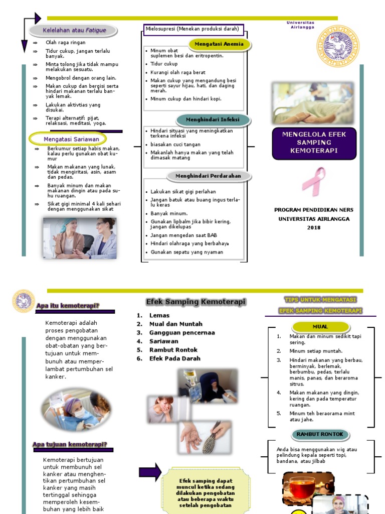 Leaflet Efek Samping Obat Kemoterapi