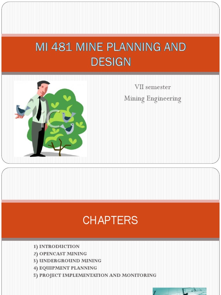 Mine Planning and Design | Mathematical Model | Mining