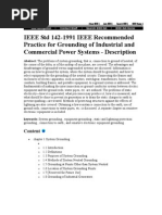 IEEE Standard 142: Grounding Essentials | PDF | Microprocessor ...