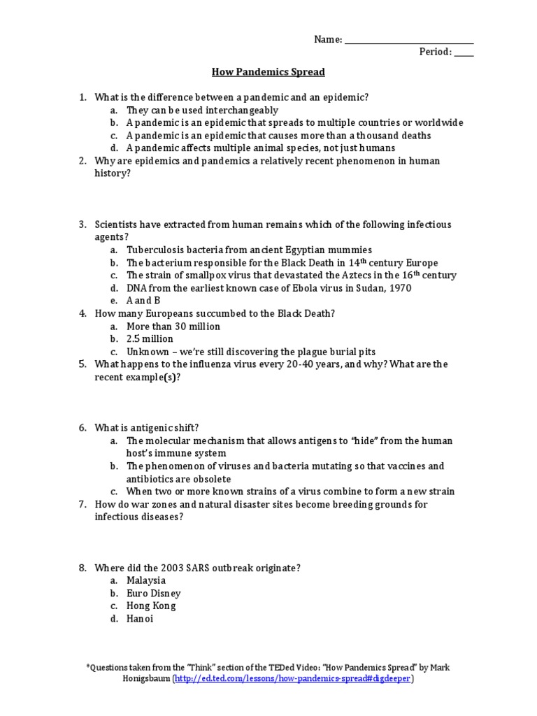 Understanding Pandemics and Flu Dynamics | PDF | Influenza Pandemic ...