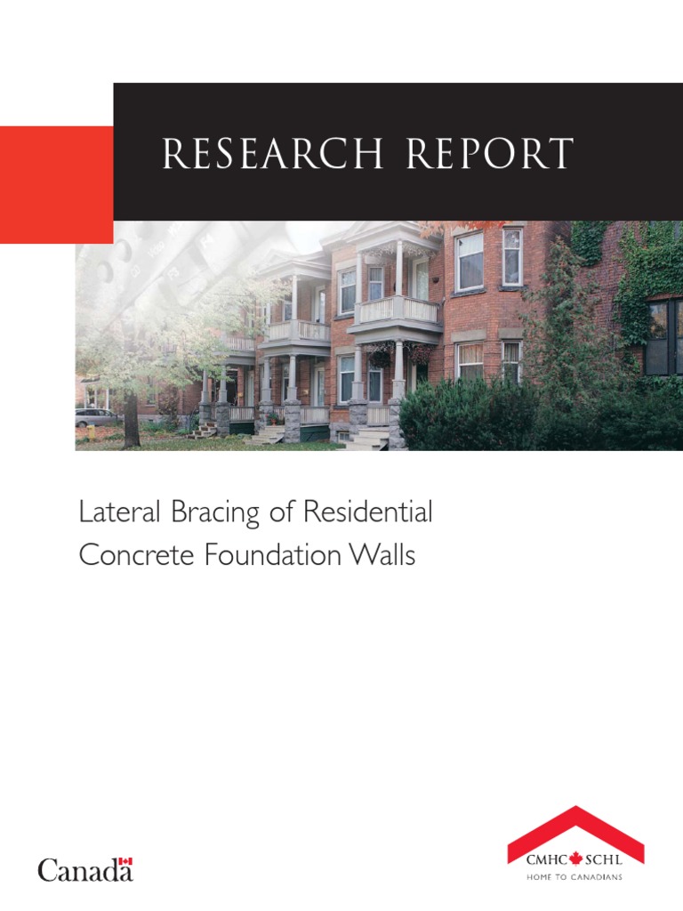 Lateral Support For Foundation Wall | PDF
