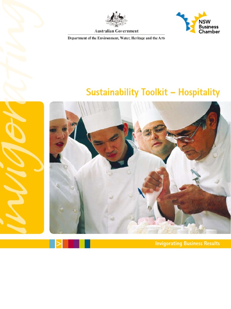 Sustainability Toolkit Hospitality | PDF | Greenhouse Gas | Sustainability