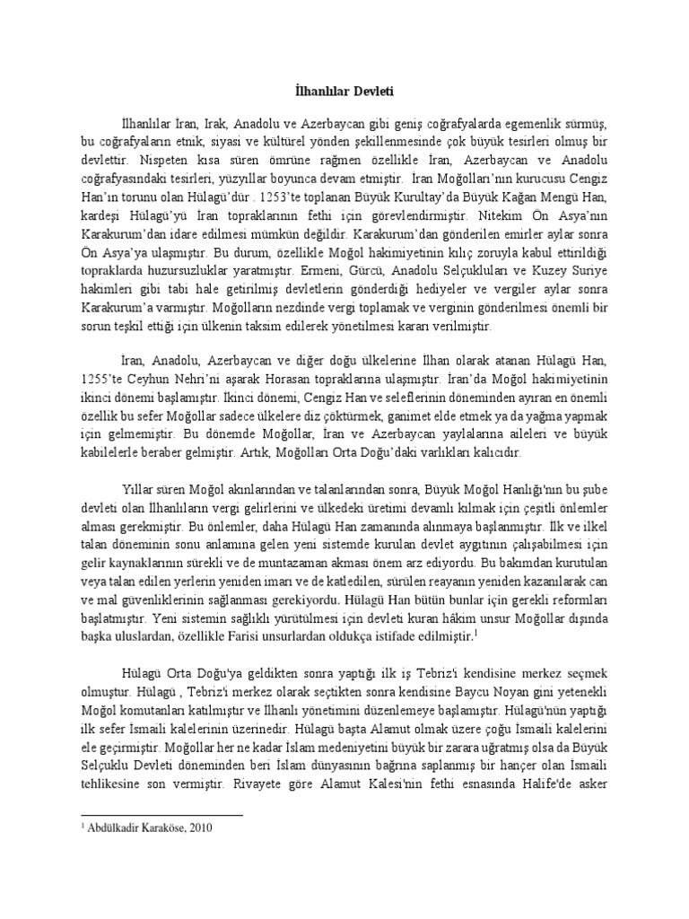 İlhanlılar Devleti | PDF