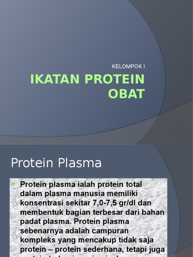 Ikatan Protein Obat 2 | PDF | Pengembangan Diri