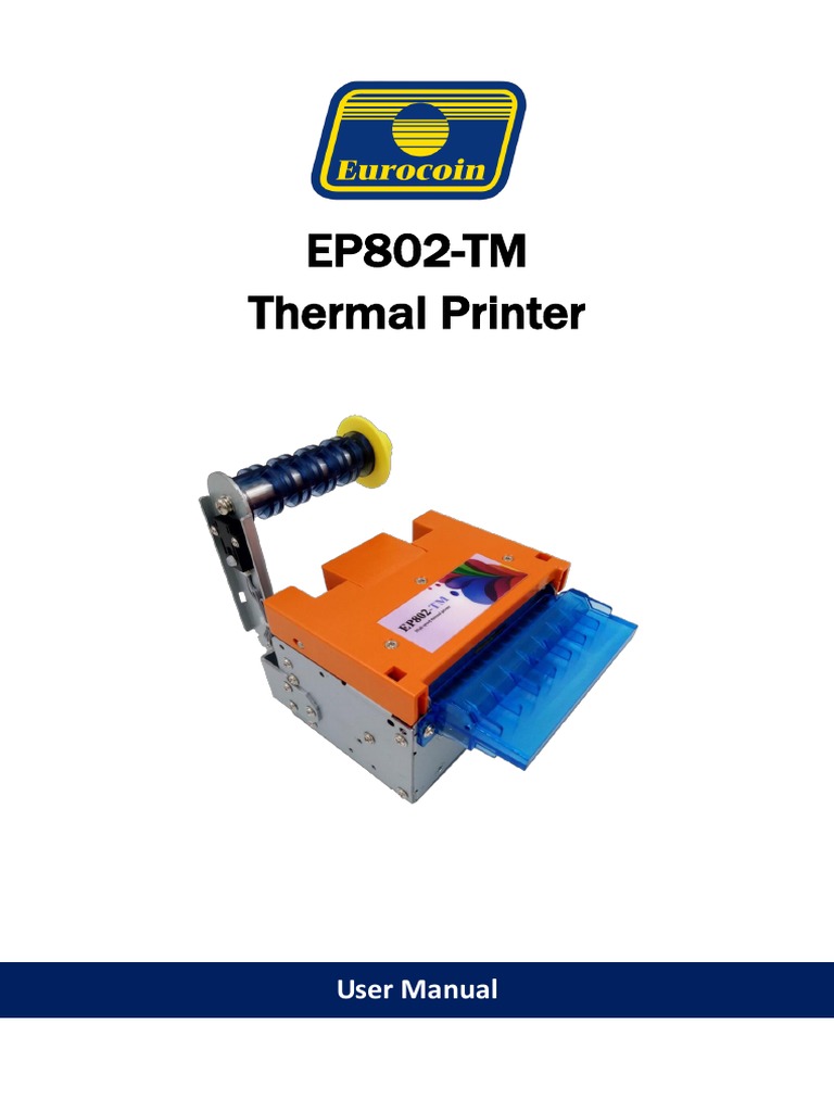 EP802-TM Thermal Printer User Manual | PDF | Power Supply | Electrical ...