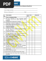 Plastering Checklist | PDF | Masonry | Plaster