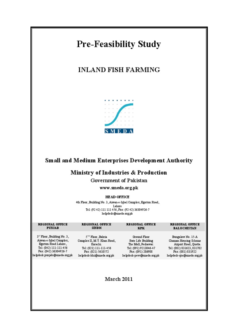 Inland Fish Farming | PDF | Soil | Pond
