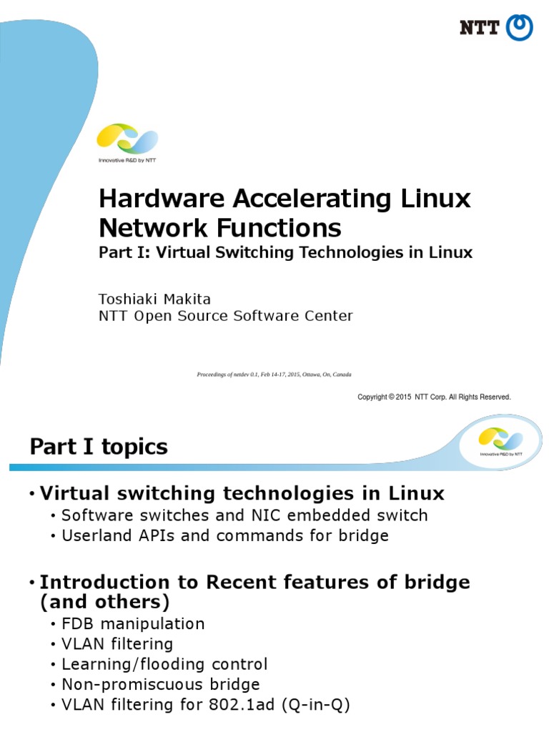 Netdev Tutorial | Download Free PDF | Network Switch | Network ...