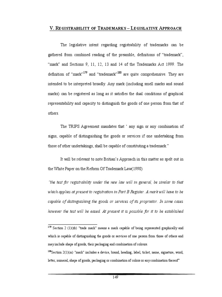 Trademark and Passing Off | PDF | Trademark