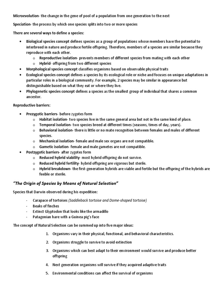 Origin of Species | PDF | Species | Hybrid (Biology)