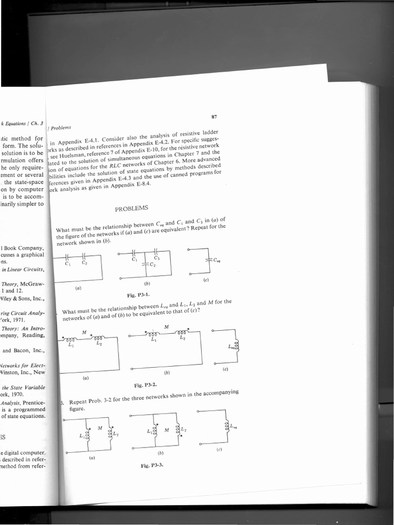Valkenburg Problems PDF | PDF | Electrical Network | Electromagnetism