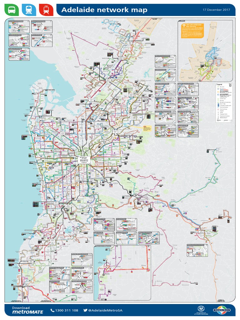 Adelaide Transport Network Map | PDF