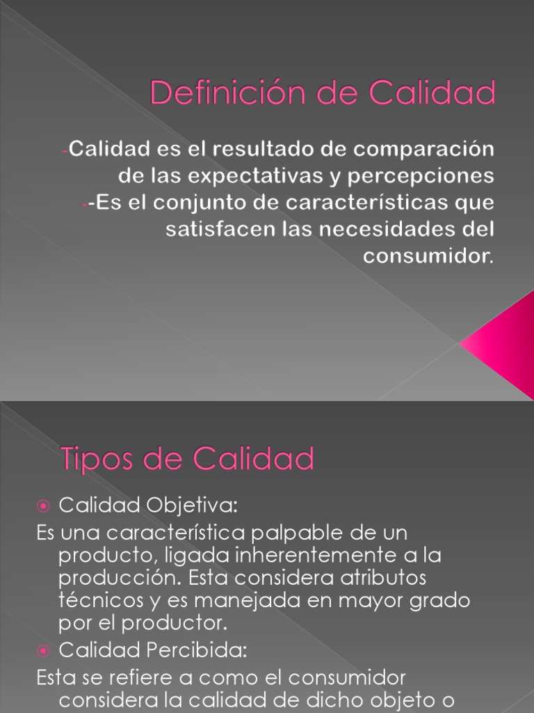 Calidad Percibida Calidad Total 3 | PDF | Calidad (comercial) | Marca