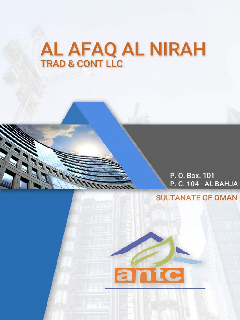 ANTC Profile.1 | PDF | Loader (Equipment) | Oman