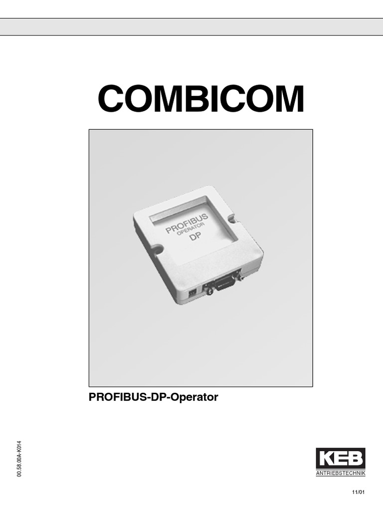 Combicom Profibus 005800ak014 GB | PDF | Input/Output | Parameter (Computer Programming)
