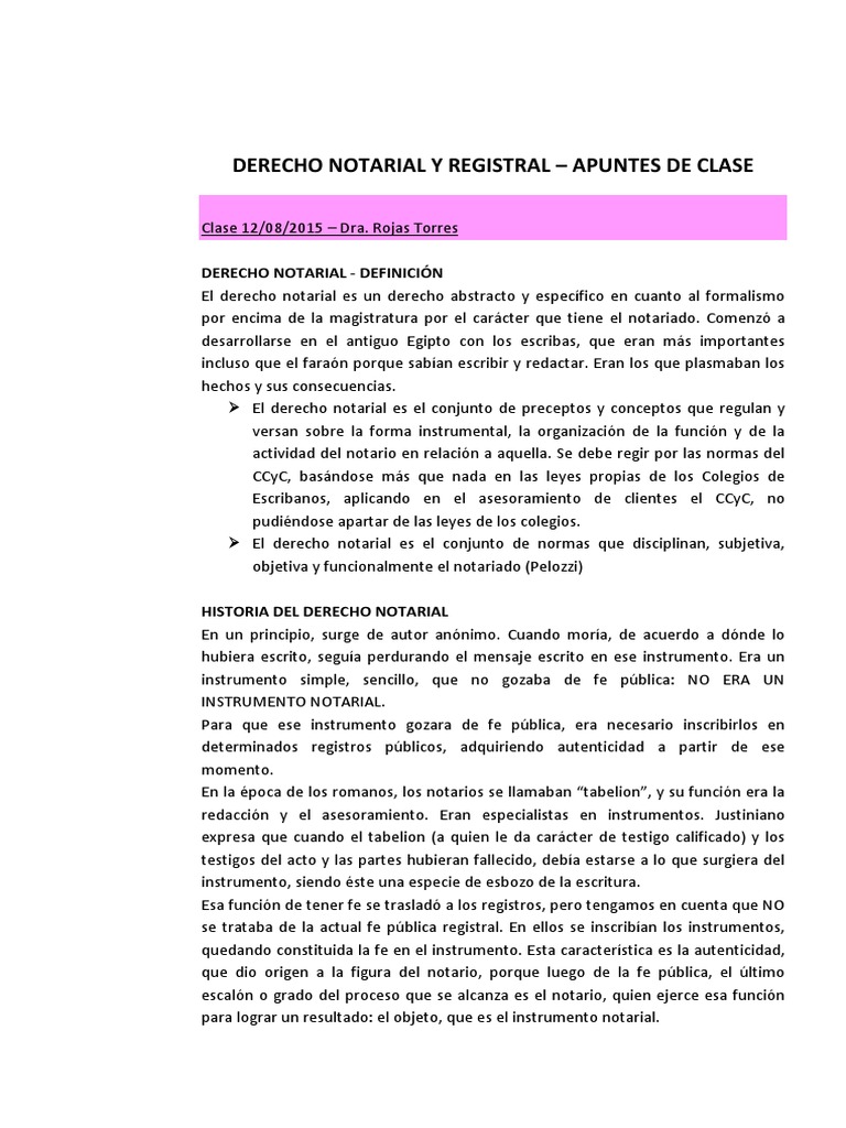 Derecho Notarial y Registral | PDF | Propiedad | Evidencia (ley)