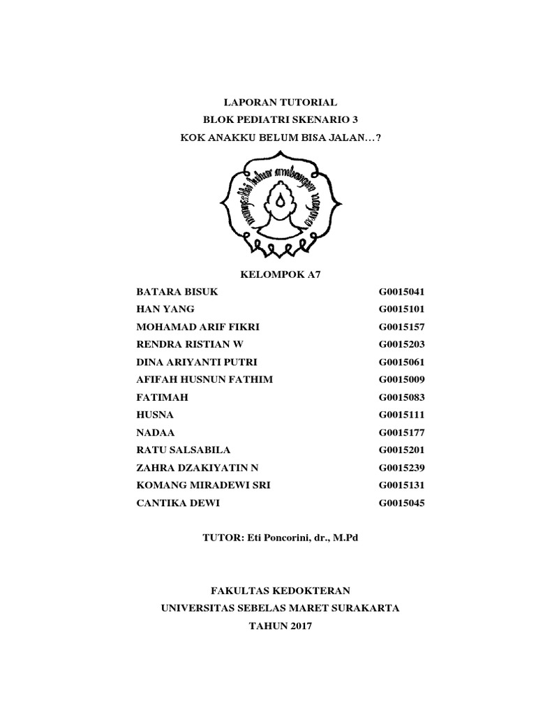 Laporan Tutorial Skenario 3 Blok Pediatri | PDF | Kesehatan Holistik