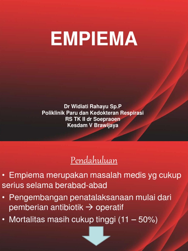 EMPIEMA | PDF
