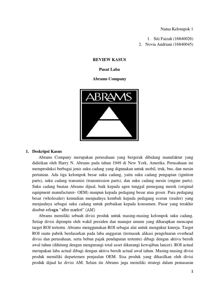 Analisis Kasus 5 | PDF