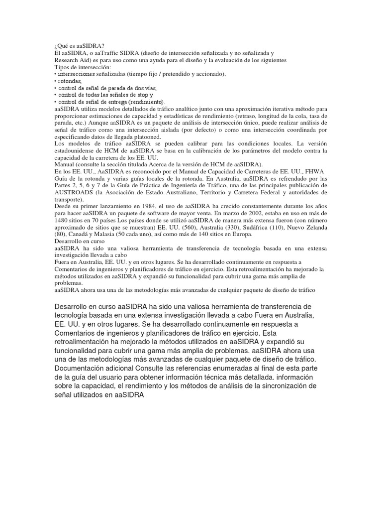 AASIDRA | PDF | Archivo de computadora | Intersección (carretera)