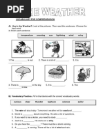 Weather-Themed Story and Activities | PDF