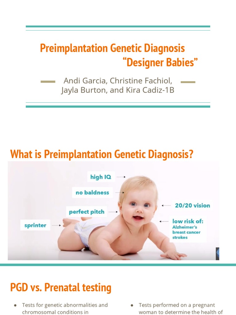 Designer Babies Project | PDF | Genetic Disorder | Designer Baby