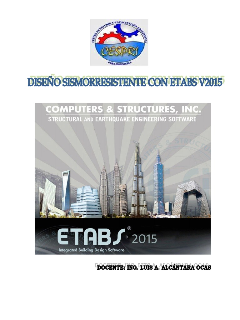 Etabs 2015 - Basico Sesion 02 Cespri PDF | PDF | Propiedad intelectual | Ingeniero civil