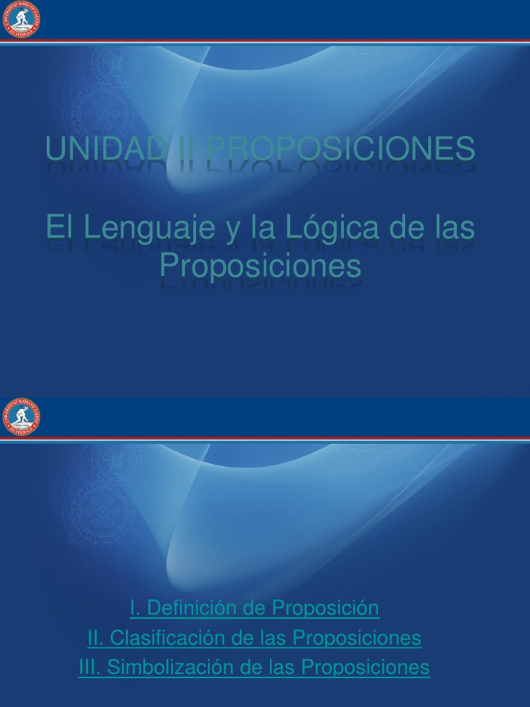El Lenguaje y La Logica de Proposiciones | PDF | Proposición | Argumento
