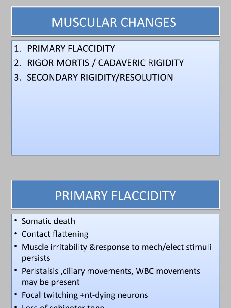 Rigor Mortis | PDF | Muscle | Physiology