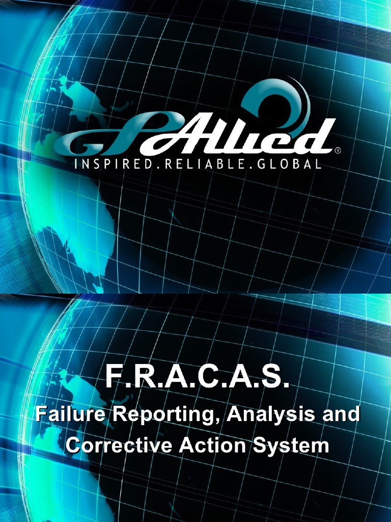 Fracas, Failure Reporting Analysis, Corrective Action System | PDF ...