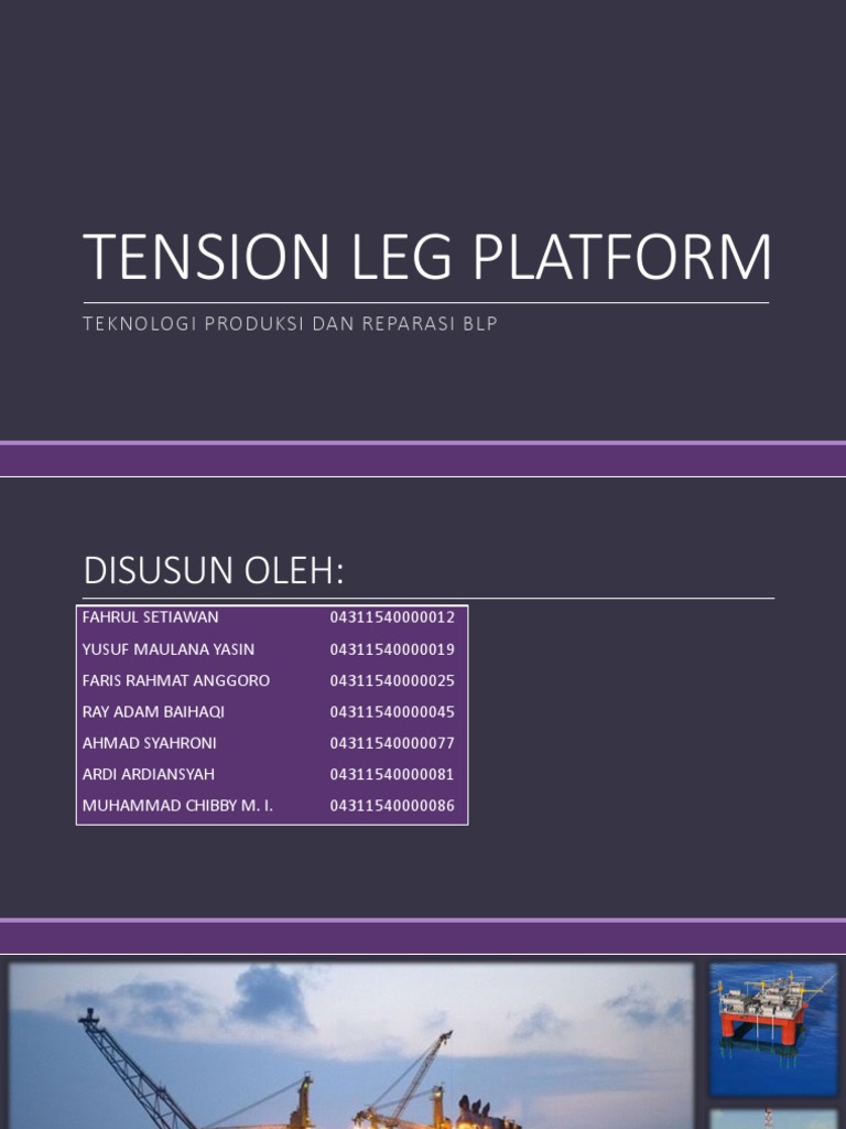 Tension Leg Platform Fix 2 | PDF