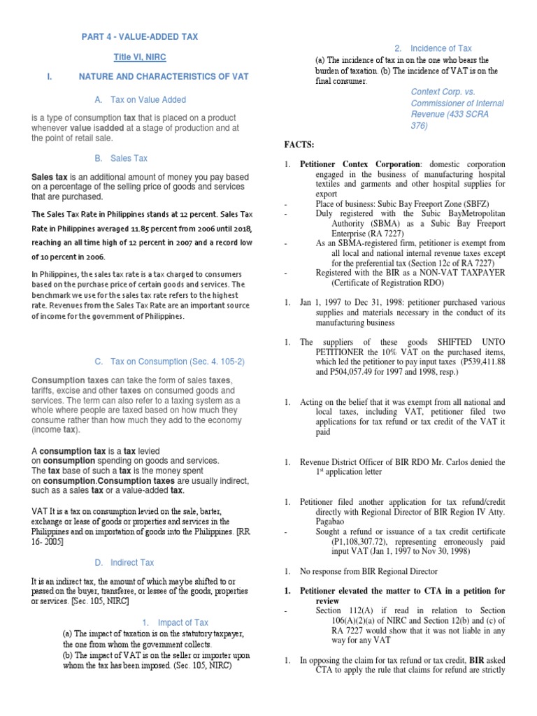 Part 4 | PDF | Sales Tax | Value Added Tax