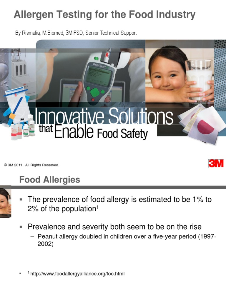 Allergen Seminar - 3M Allergen Test | PDF | Food Allergy | Elisa