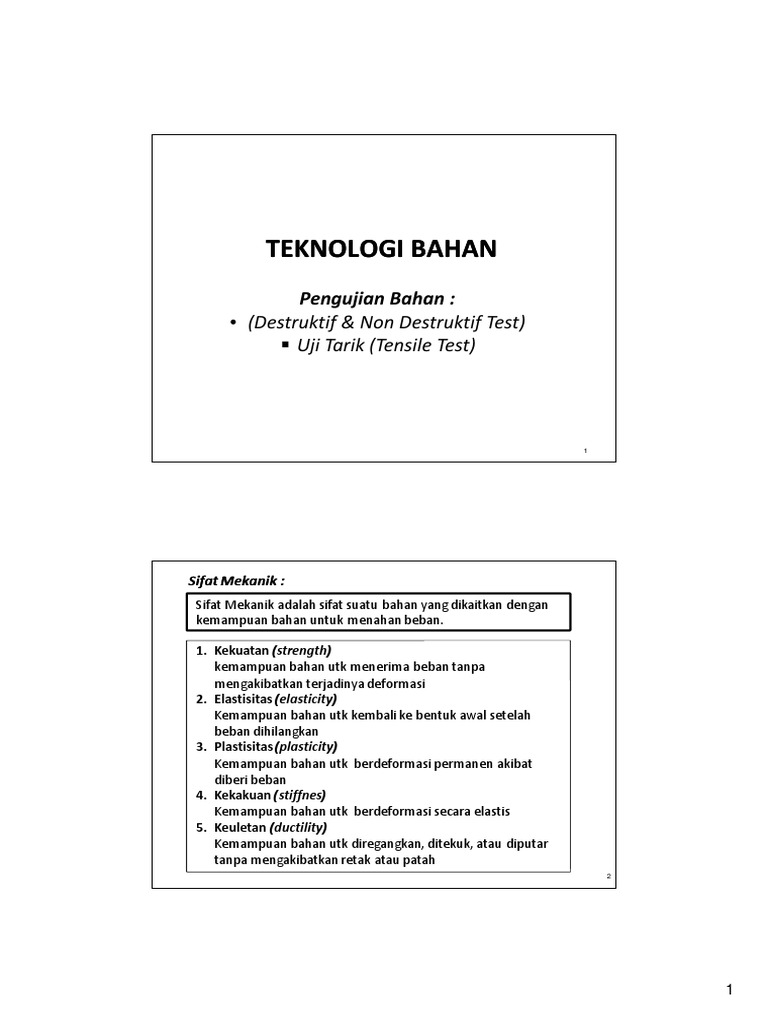 Pengujian Bahan | PDF