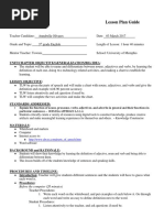 Detailed Lesson Plan in Transitional Devices | PDF | Question | Pedagogy