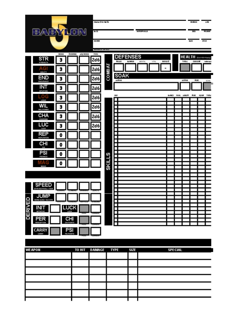 Woin Sheet | PDF | Role Playing Games | Leisure