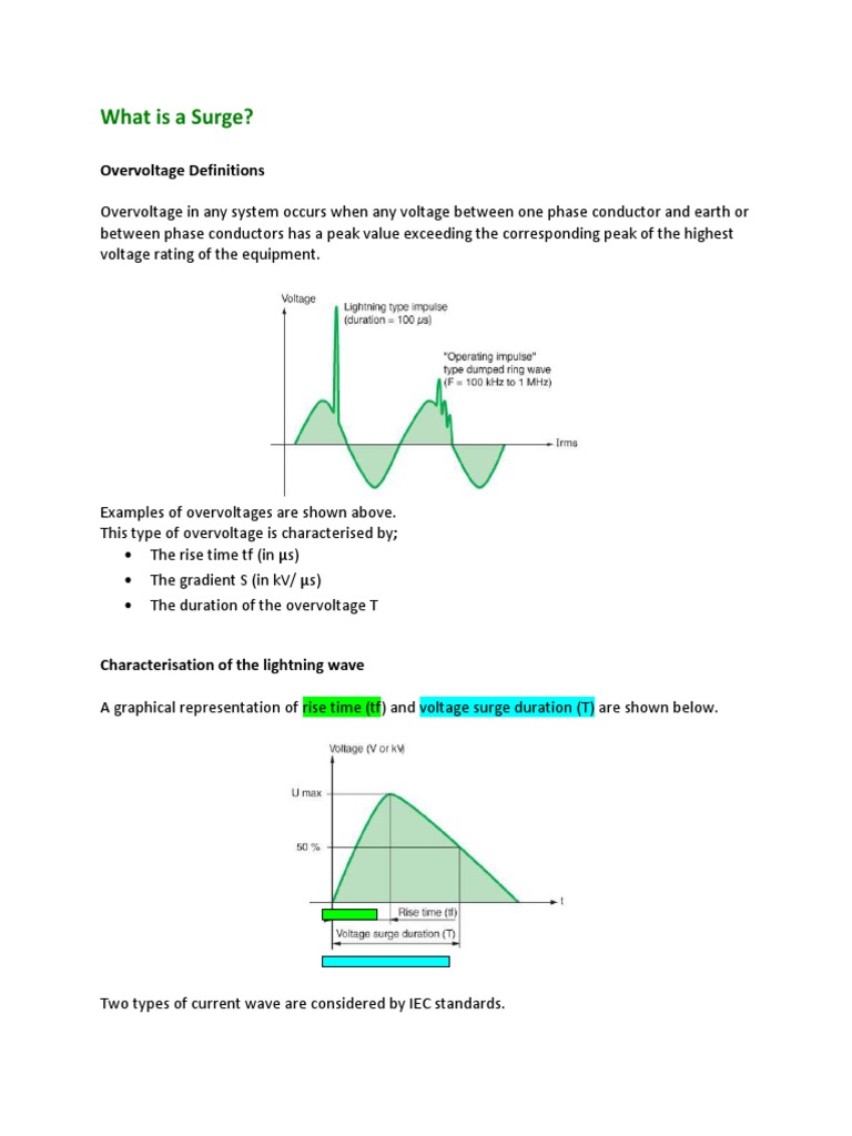 An Introduction To Surge Protection | PDF | Electric Current | Voltage