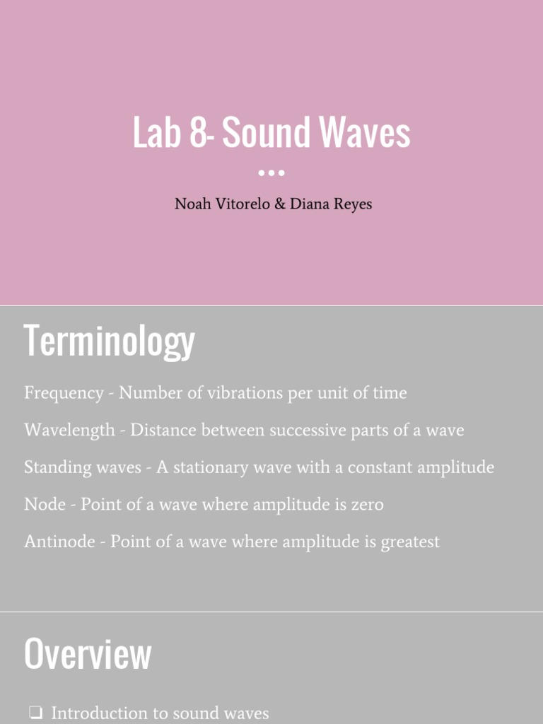 Sound Waves Lab | PDF | Waves | Doppler Effect